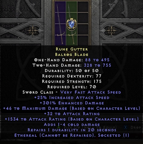 Gm Bvb Erep Bb/cb Cruel Fools Swords Ft - Topic - d2jsp