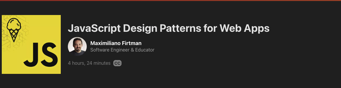 FrontendMasters - JavaScript Design Patterns for Web Apps - TutFlix ...