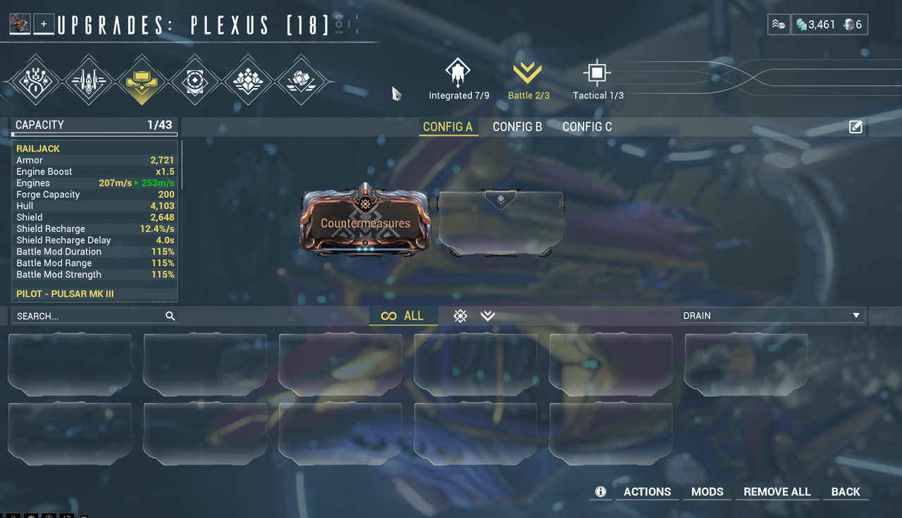 Railjack mod UI glitch - UI - Warframe Forums