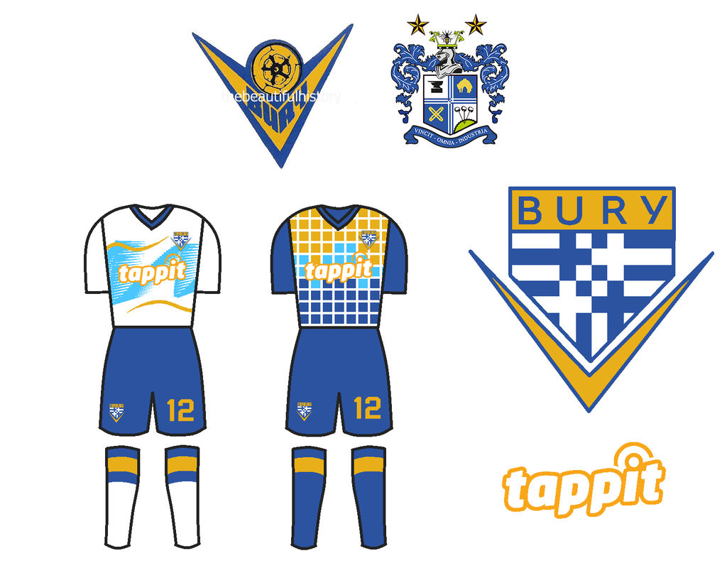 Bury FC crest and kit concept - Concepts - Chris Creamer's Sports Logos ...
