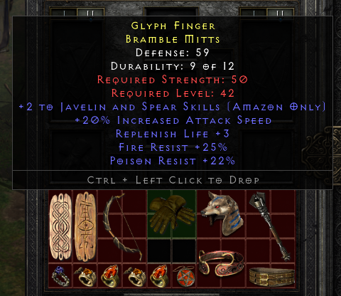 Gg Gloves == 2 Java / 20ias / Repl Life / Dual Res - Topic - d2jsp