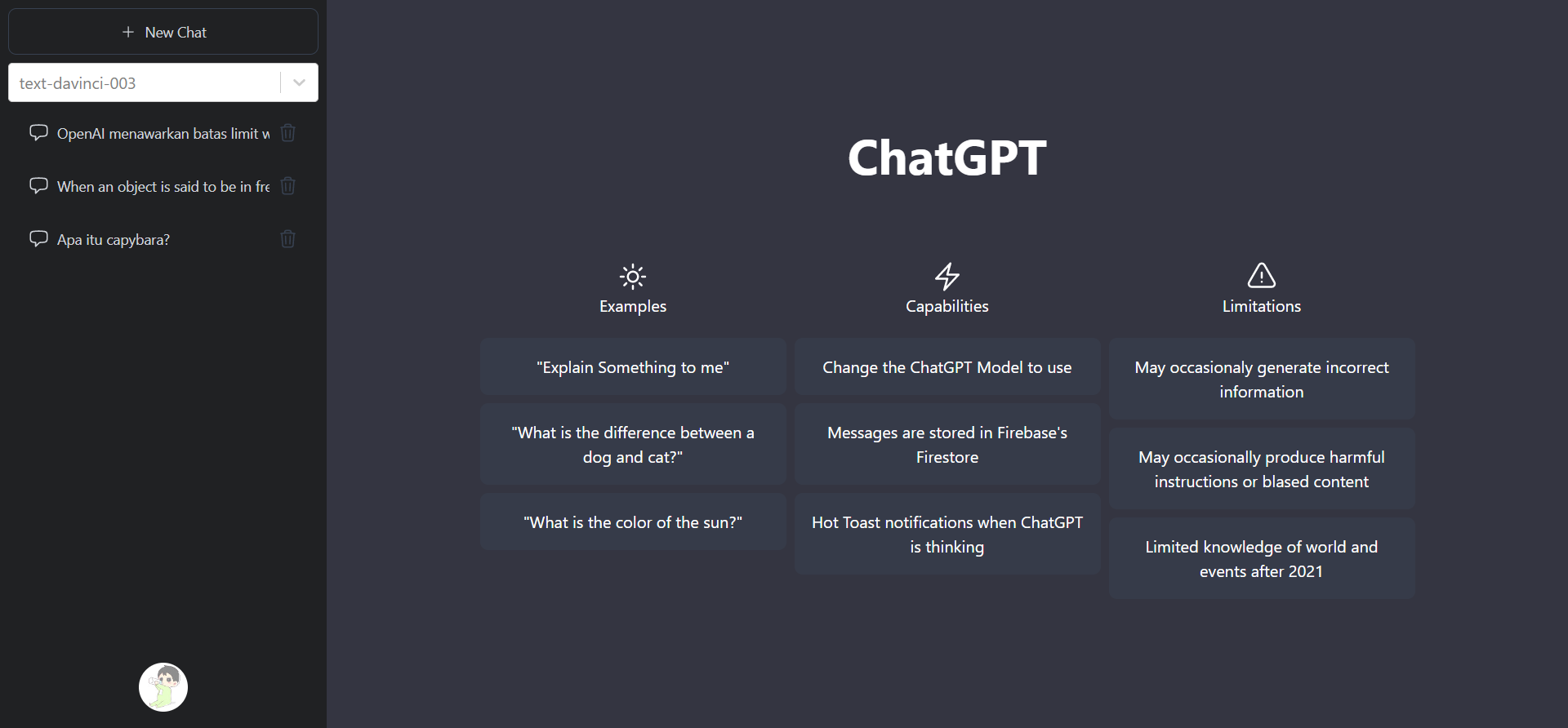 Chat GPT Clone Home — Postimages