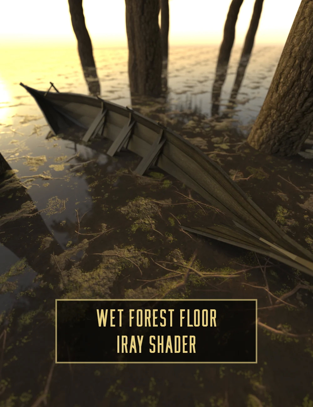 (FILLED 2021-10-24) Wet Forest Floor Iray Shader - Free Daz 3D Models