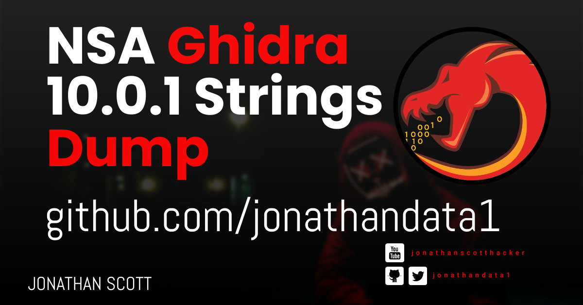 GitHub - Go3005/ghidra_dump: NSA ghidra tools strings dump GitHub - Go3005/ghidra_dump: NSA ghidra tools strings dump