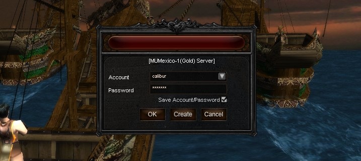 LOGIN BOX EX700 + REGISTRO EX700 - Interface - TUServerMU