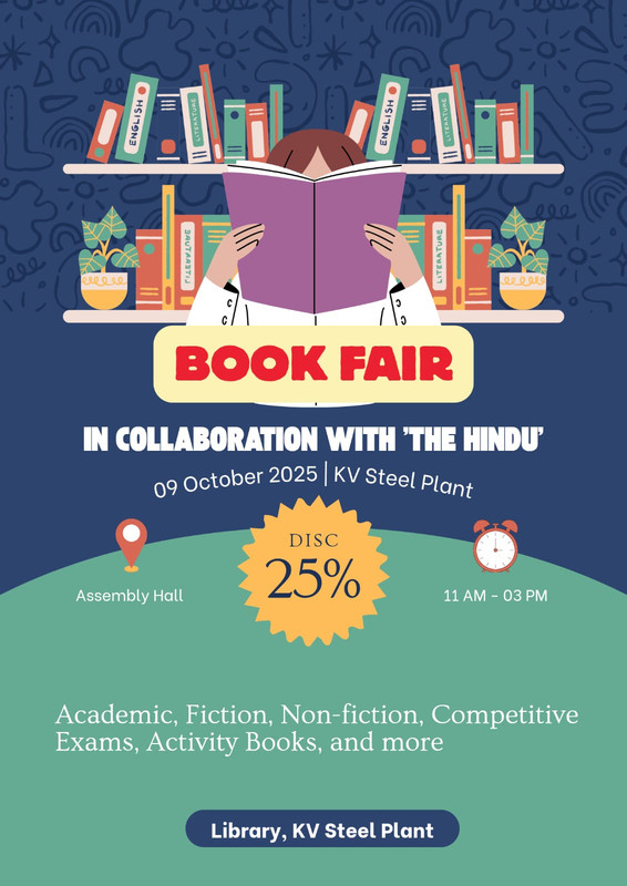LIBRARY - KV STEELPLANT : book fair