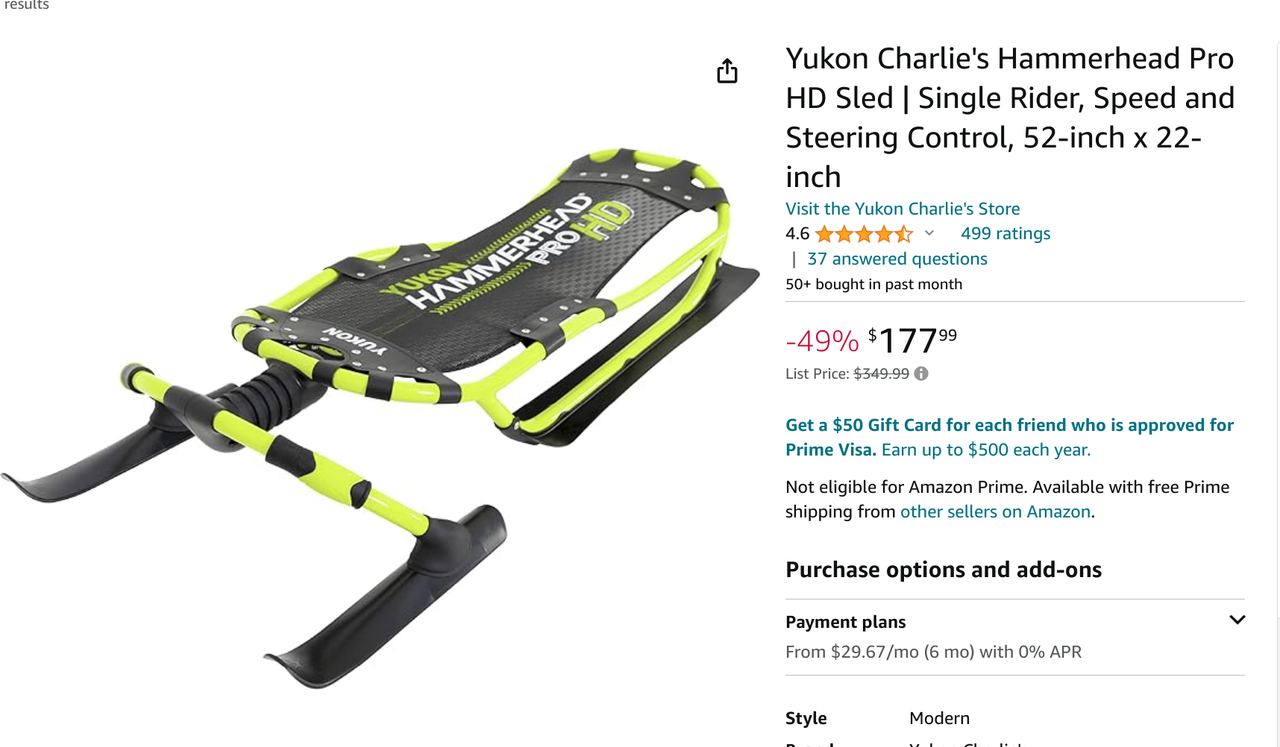 Question about snow sleds > General Discussion > AR15.COM