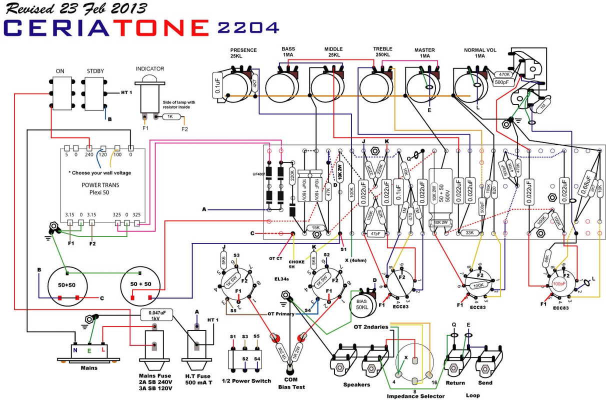 Marshall JCM800 2204 Layout — Postimages