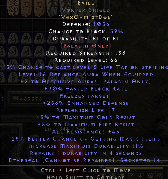 16/258/45 Res Eth Vortex Exile - Topic - d2jsp