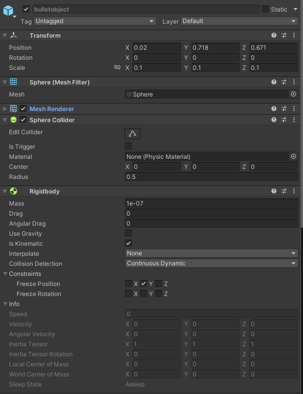 Unity Keep Speed When Object Collides Into A Wall Stack Overflow