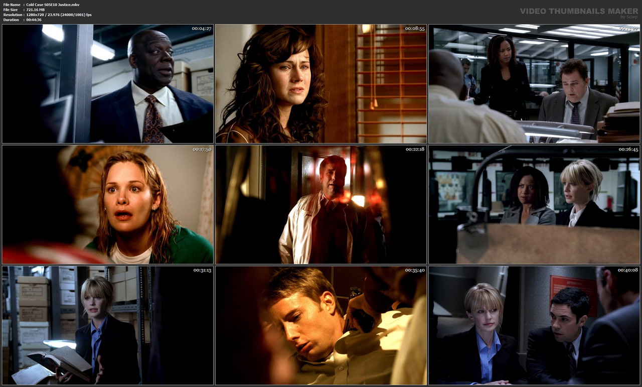 Cold Case S05 E10 Justice mkv — Postimages