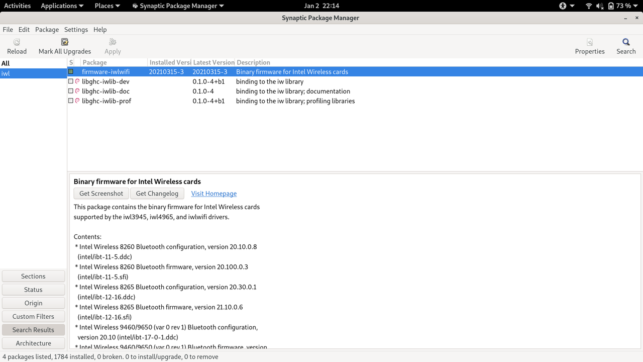 synaptic iwl — Postimages