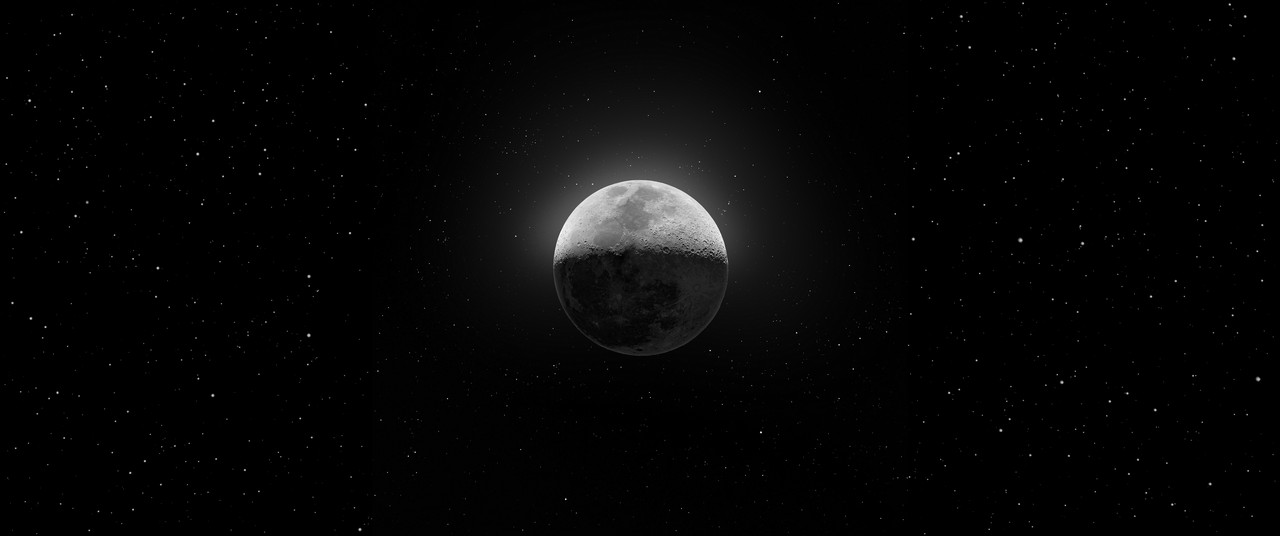 The Moon [3440x1440] — Postimages