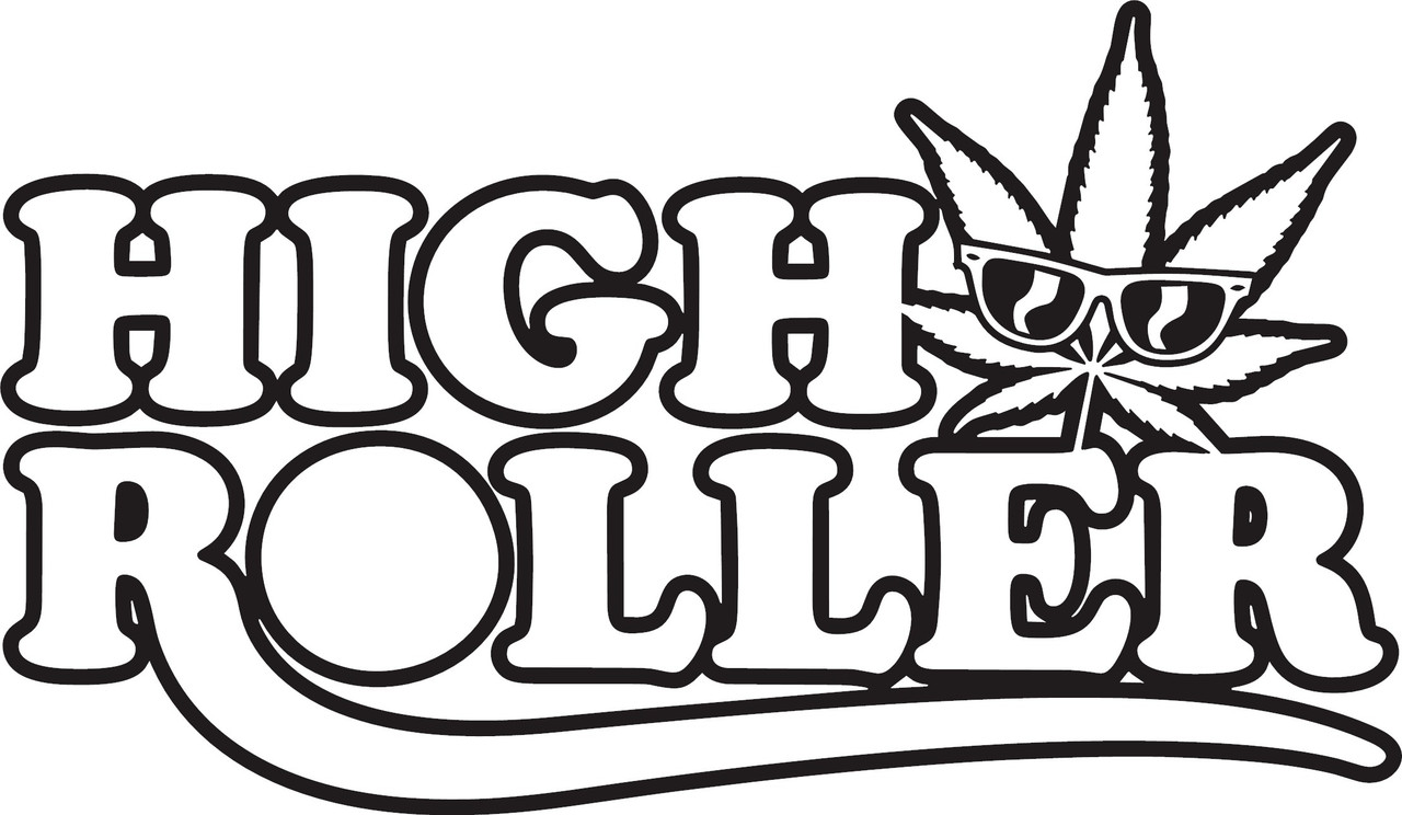 High Roller Weed Vinyl Decal 7 Sticker Marijuanna Skunk Car Van Laptop
