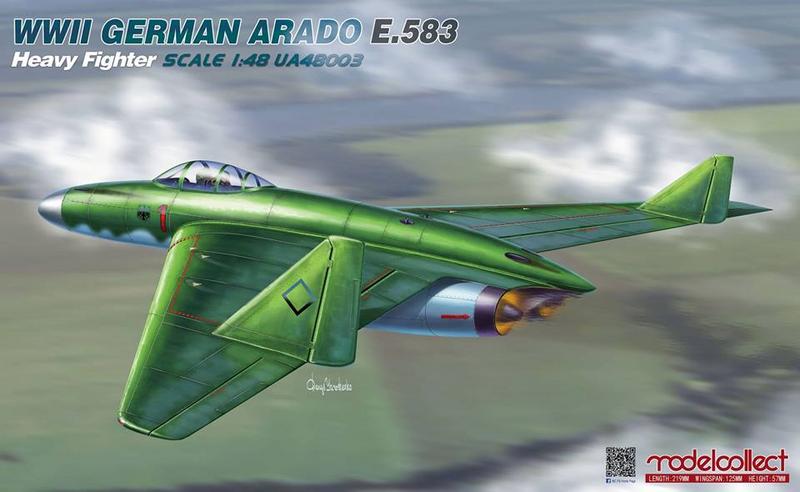 1/48 - Arado E.583 (what if) by Modelcollect - box art - release in ? - The Rumourmonger ...
