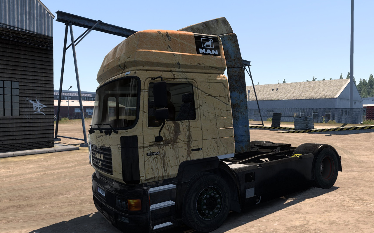 Scrap metal skin for MAN F2000 By XBS - SCS Software