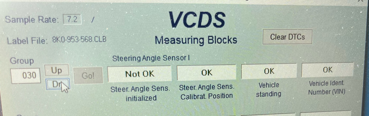 Audi A4 B8 - Steering angle sensor (G85) problem | Ross-Tech Forums