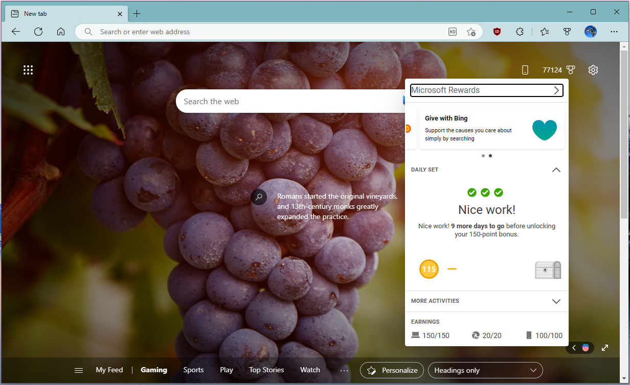 Bing on Desktop/Laptop question, Does anyone else have this super ugly ...