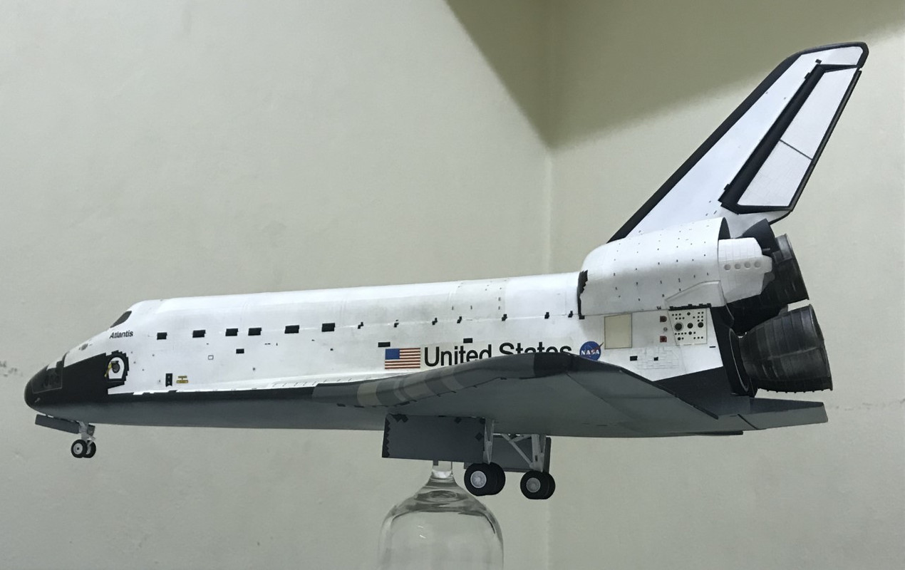 Space Shuttle Atlantis Ov104 Vector Drawing Blueprint Airplane Shop
