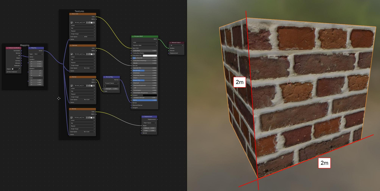 transforms - Real world texturing or mapping size/scale - Blender Stack Exchange