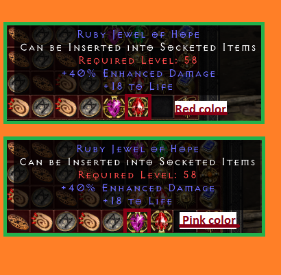 D2r *hot Jewels -> 40%ed / Life