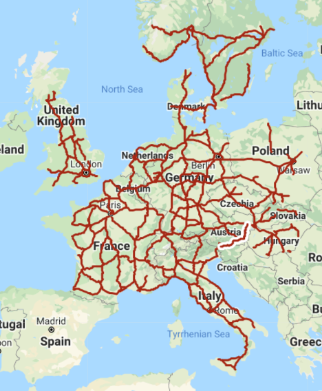 ETS2 Map in Google Maps - SCS Software