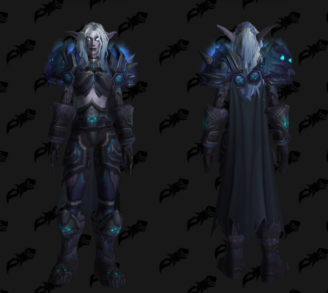 Night Elf Death Knight Minecraft Skin