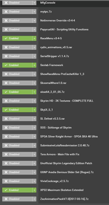 Just starting to really mod skyrim and am having issues with devious devices (legacy edition ...