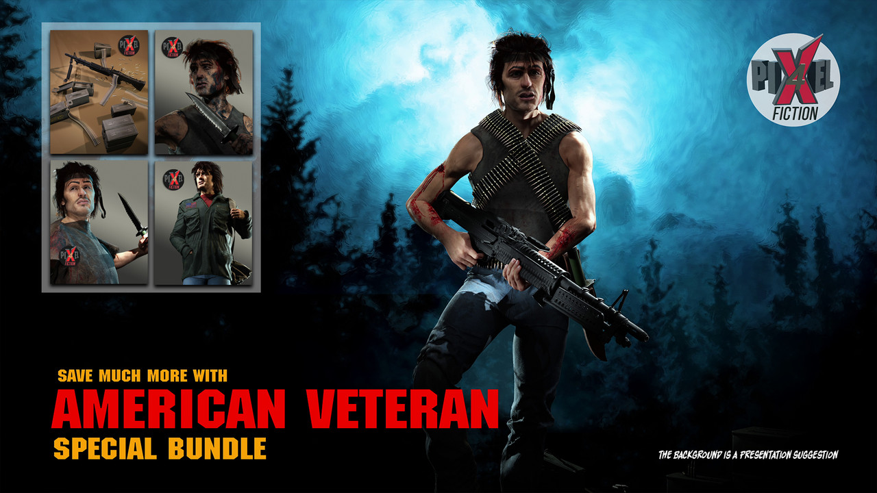 American Veteran Special Bundle - Free Daz 3D Models