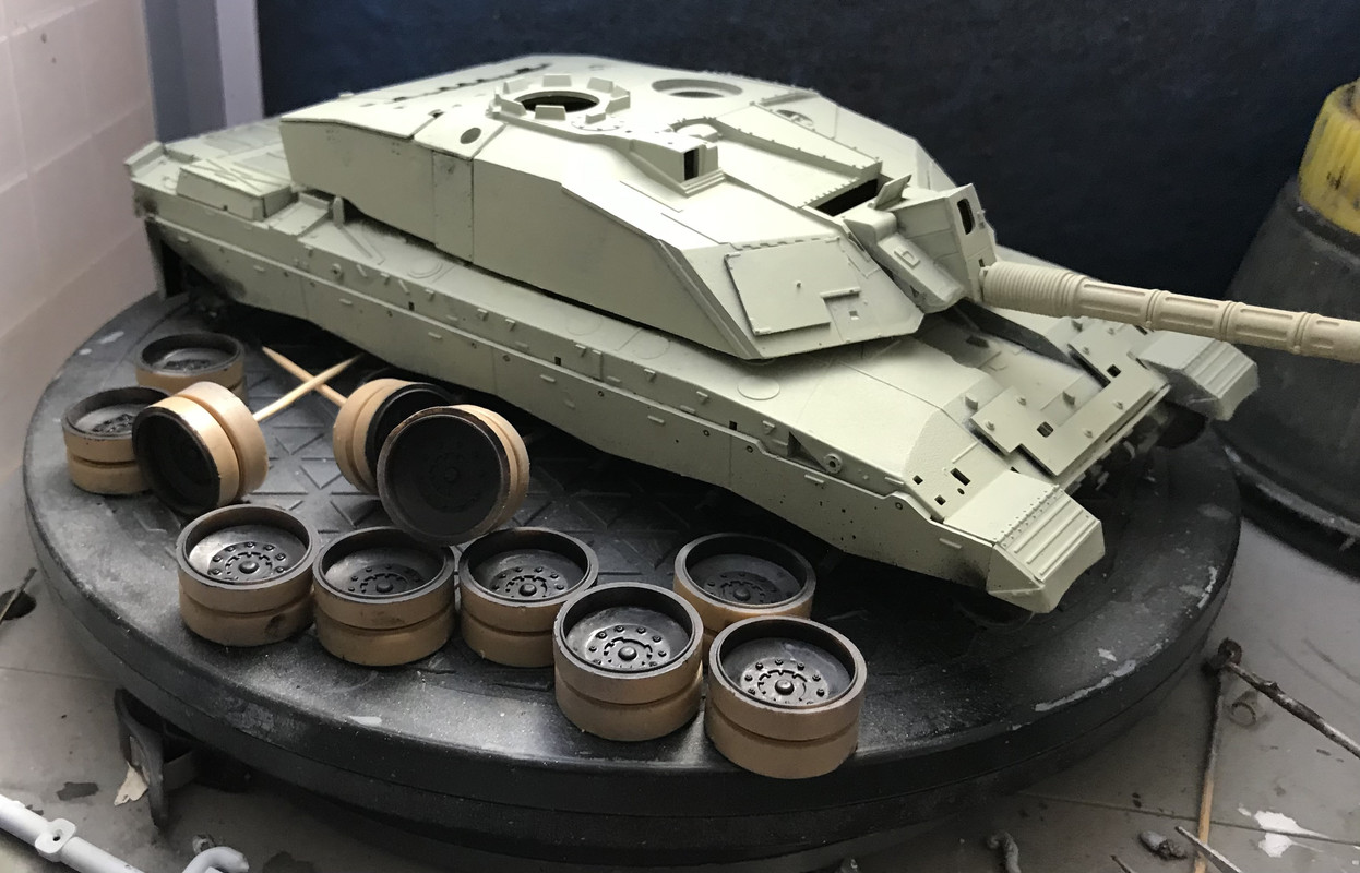 Trumpeter 1/35 Challenger 2 - finished !!!! - Big and British GB ...