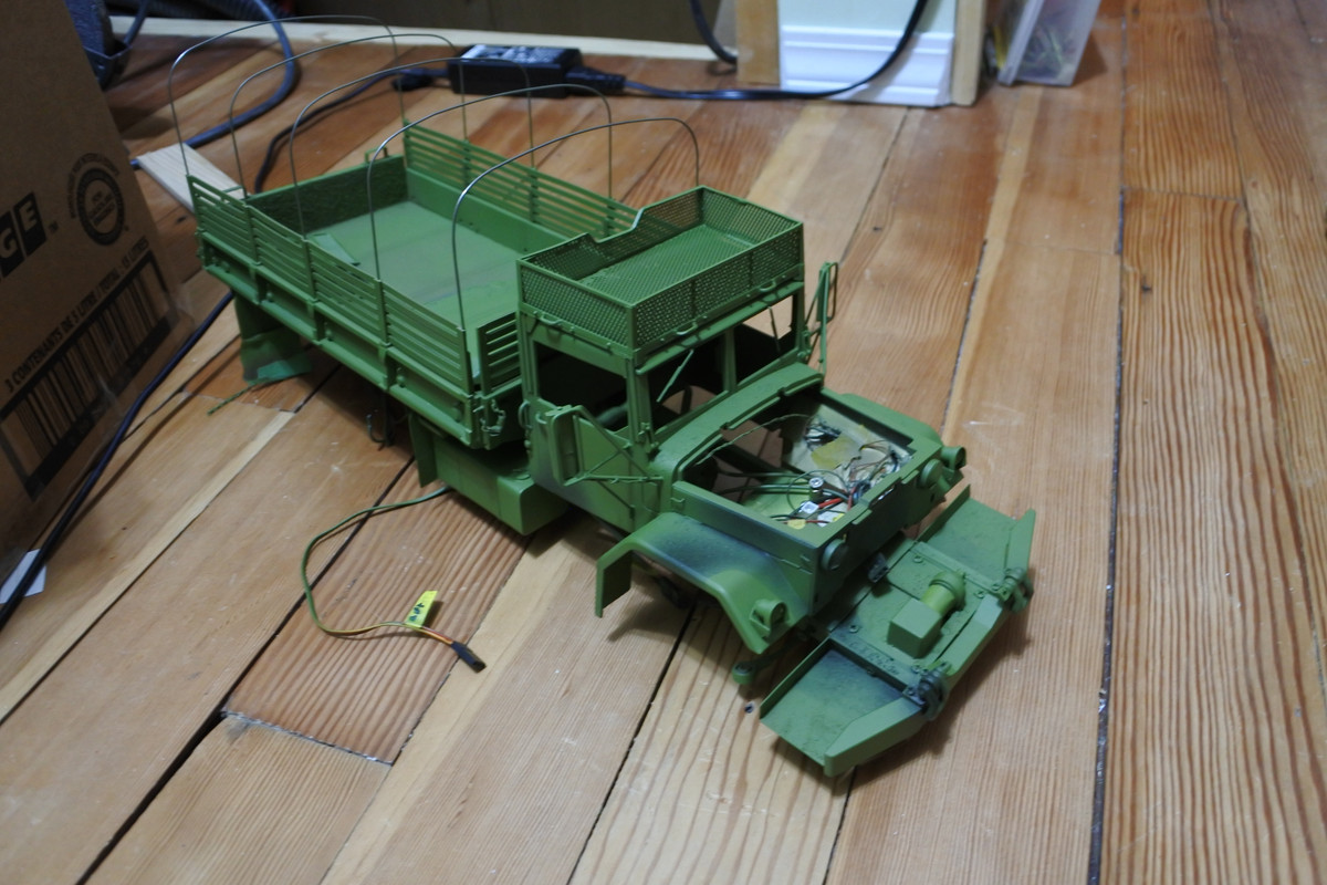 1/16 WPL B-16 r/c to CDN army MLVW conversion - Work in Progress ...