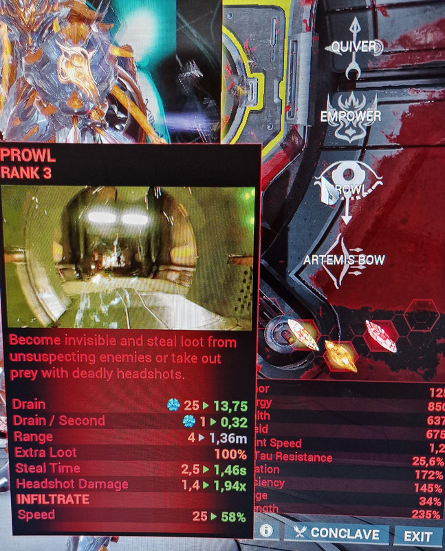 Combat discipline + ivara prowl draining considerable energy? Known issue or bug? (ANSWERED ...