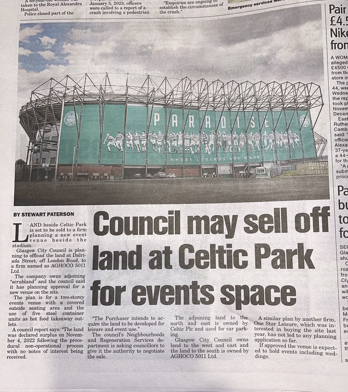Times Celtic park land IMG 3347 — Postimages