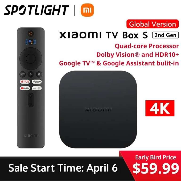 AliExpress Xiaomi Tv Box S 2nd Generation 4k Dolby Atmos