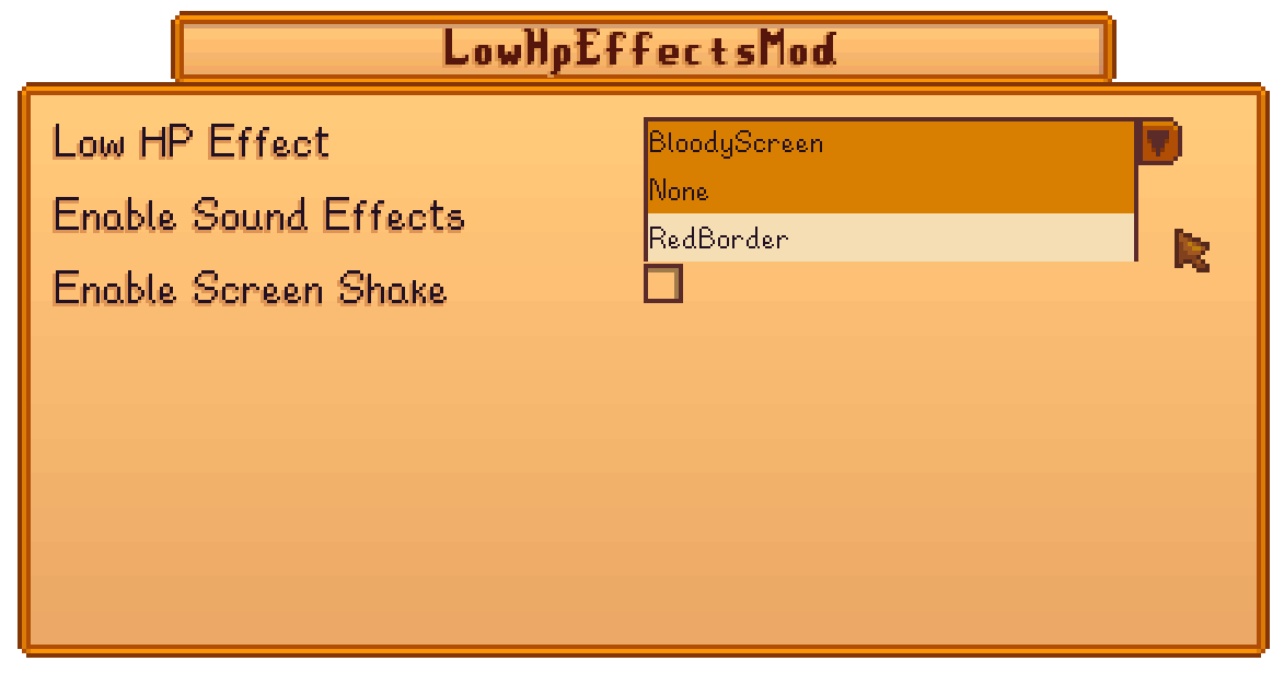 Low Hp Effects at Stardew Valley Nexus - Mods and community