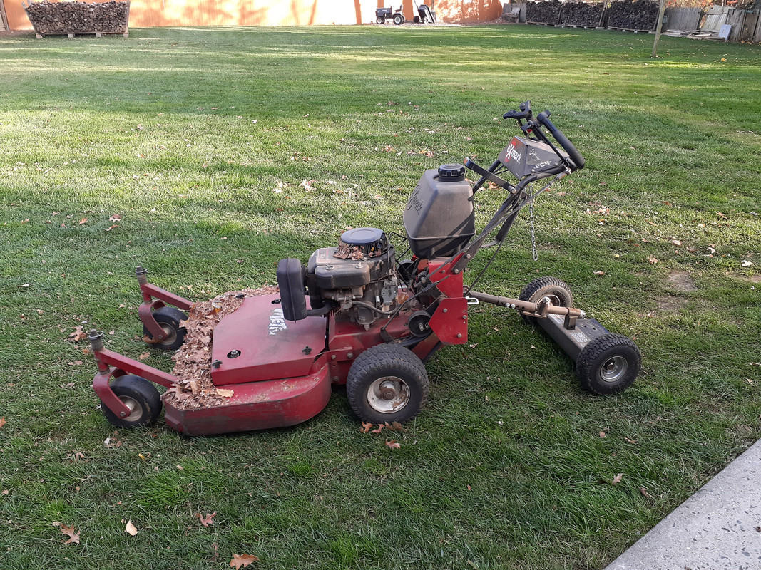 Homemade Mower Sulky