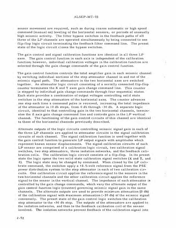 ALSEPManual1969 FSFM Rev B 116 — Postimages