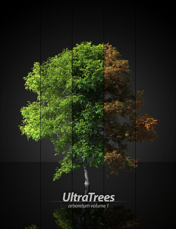 UltraTrees - Realistic Tree System » TOPGFX | Daz3d Renderosity Poser ...