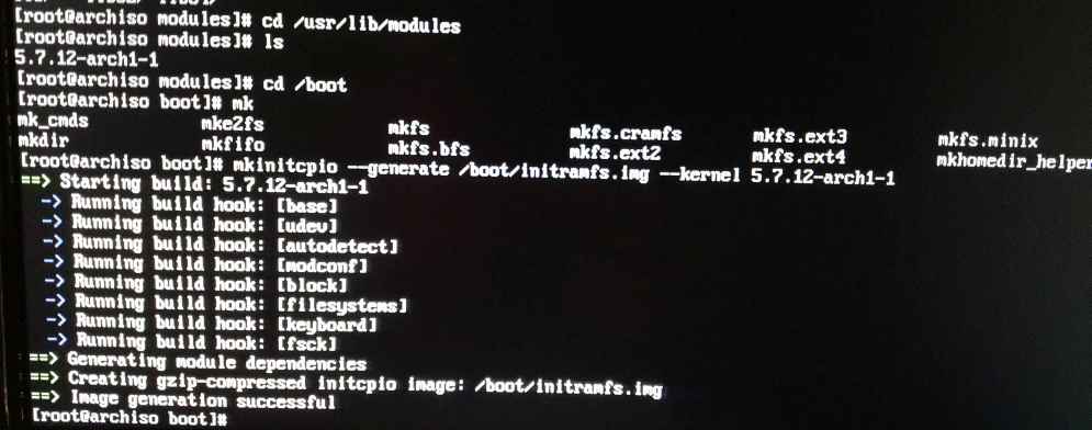 Loading Linux linux ...Forever and Kernel Panic / Kernel & Hardware / Arch Linux Forums