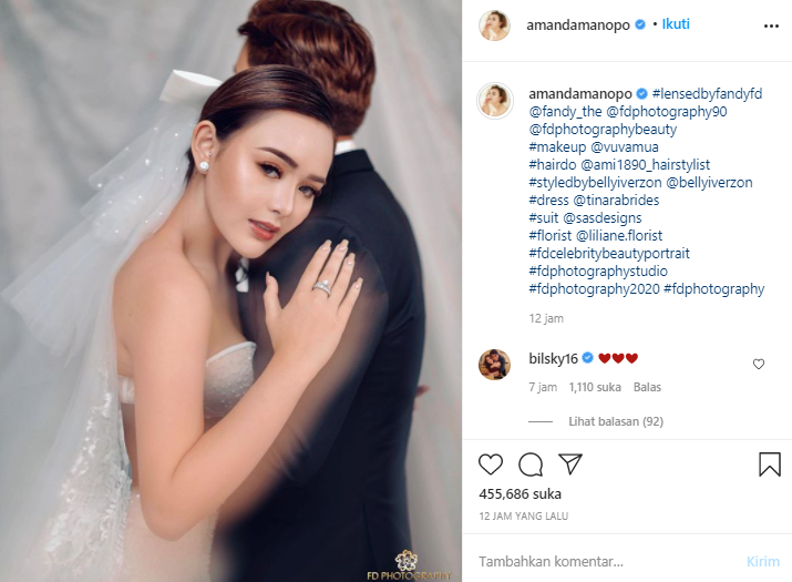 Cantiknya Amanda Manopo saat Pemotretan Bareng Billy Syahputra, Anggun dalam Balutan Gaun ...