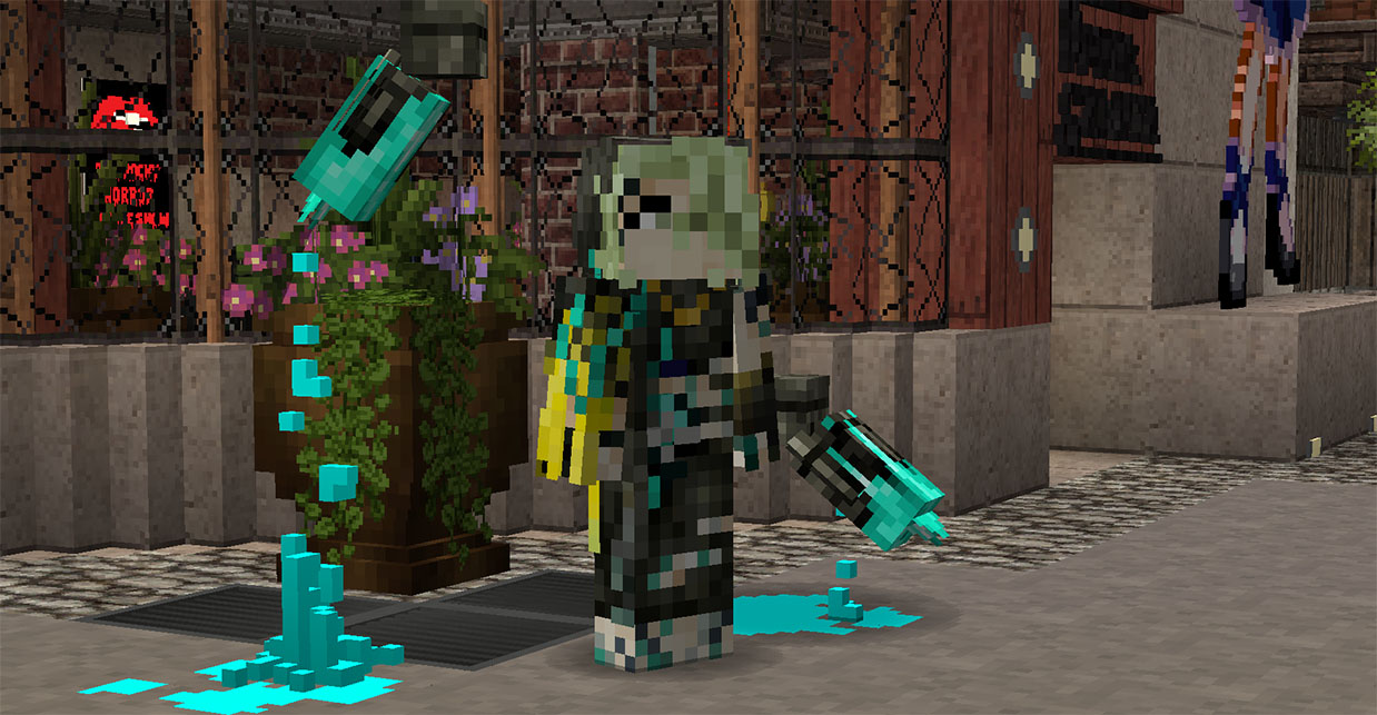 Damazti Cluster - Arknights Minecraft Skin
