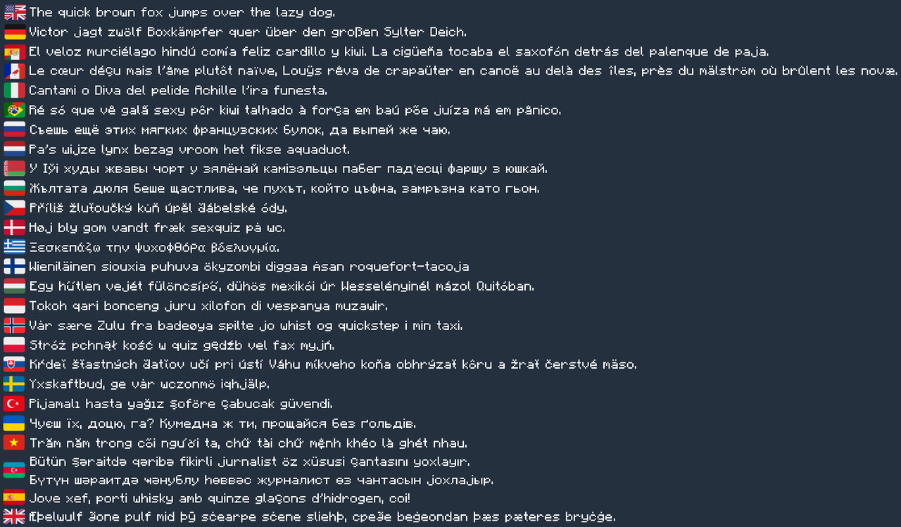 Mojangles Font Update - Minecraft Bedrock Texture Packs - CurseForge