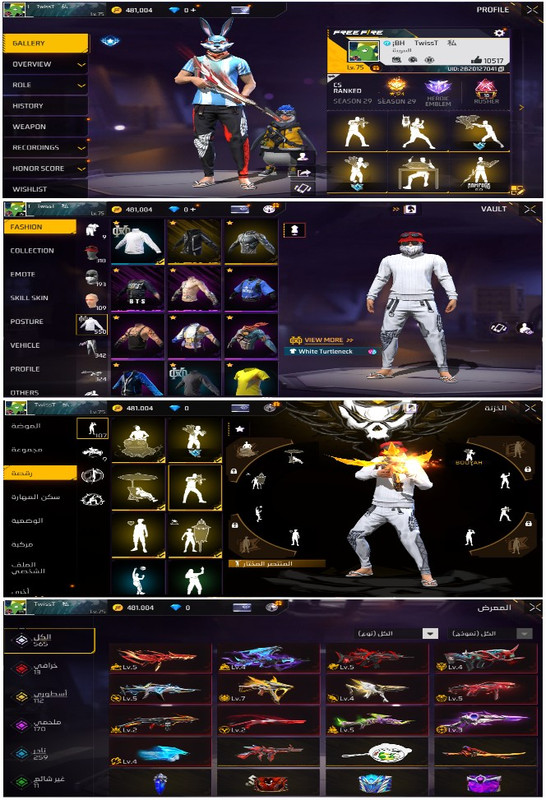 Buy & Sell Garena Free Fire Accounts, Cheap Garena Free Fire Accounts ...