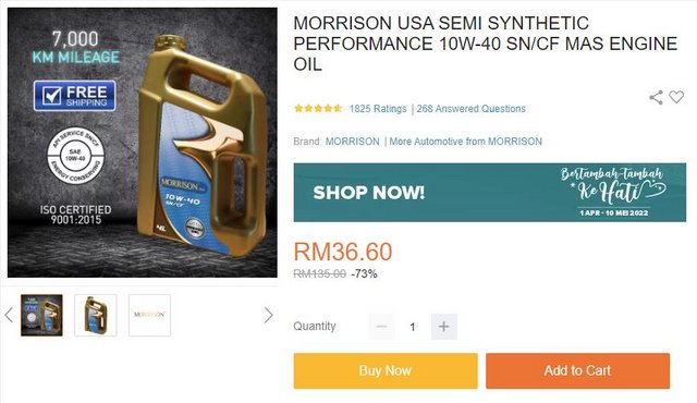Morrison oil ni OK ke?