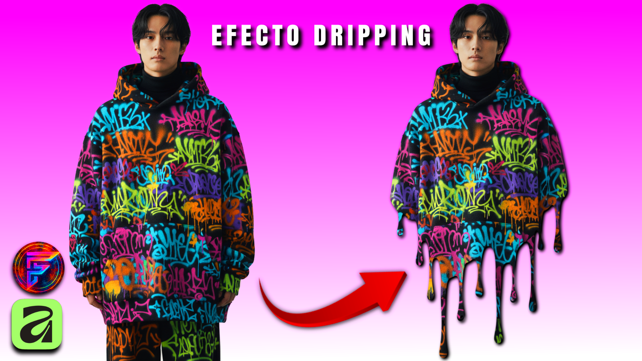 CREA EFECTO DRIPPING en Affinity
