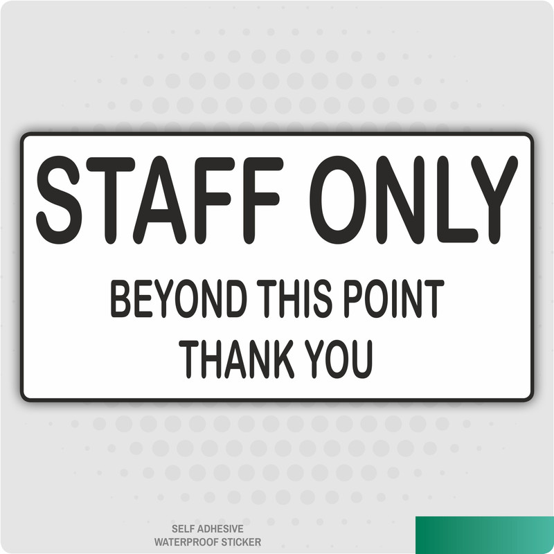 Staff Only Beyond This Point Sign Nhe 34946 - vrogue.co Staff Only Beyond This Point Sign Nhe 34946 - vrogue.co