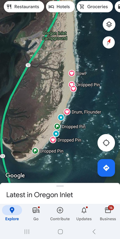 Oregon Inlet beach fishing spots : r/NCFishing