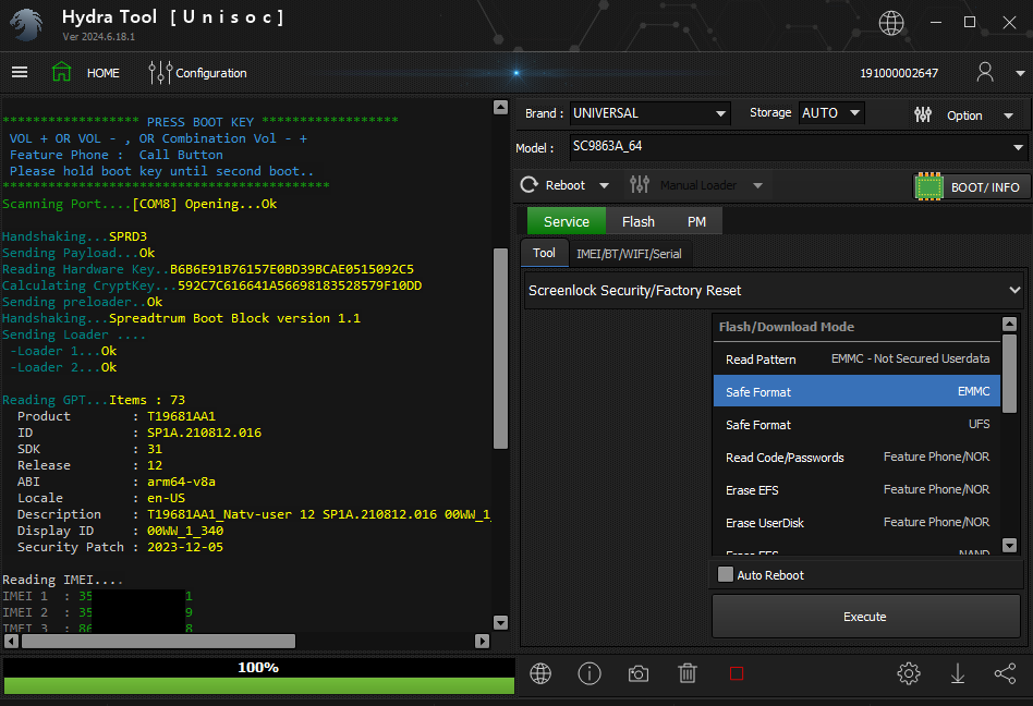 GSM-Forum - NOKIA C31 [ TA-1493 ] Read Info & Pattern Lock Removed Done ...
