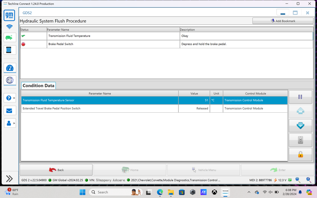 DCT Hydraulic Flush Procedure (AC DELCO MDI2 & GM GDS2) - CorvetteForum ...