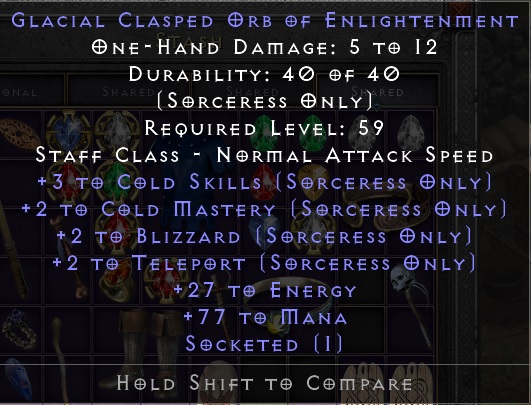 Cold Sorc Orb - Topic - d2jsp